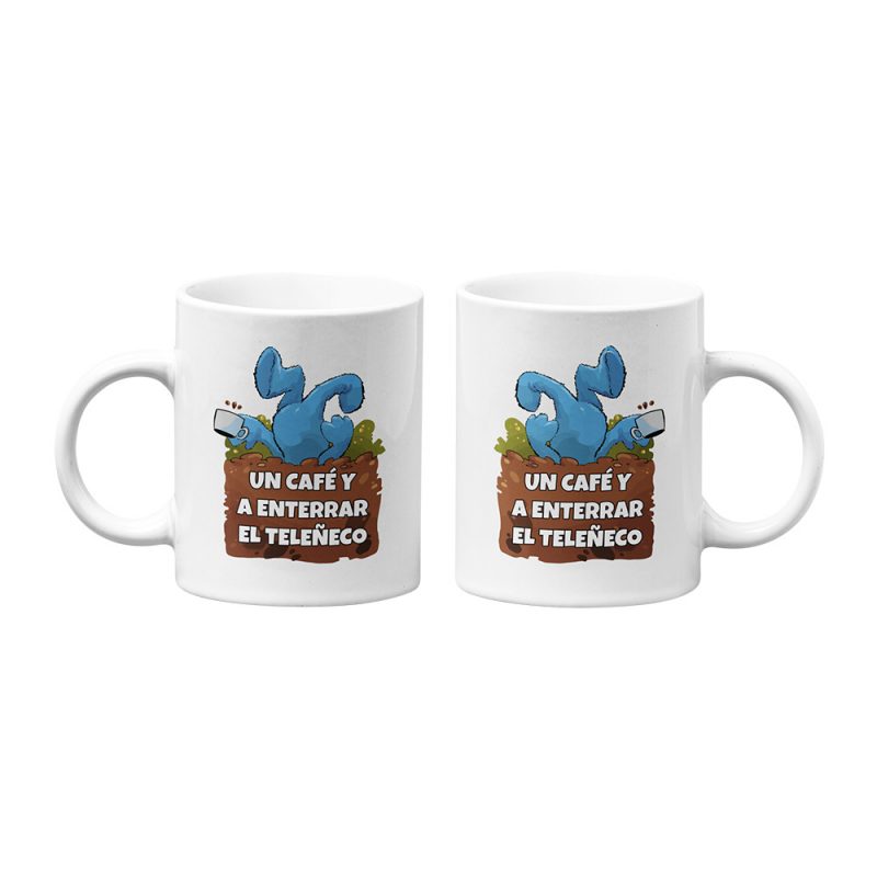 Taza Un café y a enterrar el Teleñeco - Daniel Fez - Lovers Comedy